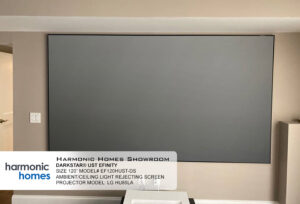 Harmonic Homes Showroom in Roswell, Georgia - EPV Screens® Projection Screens for The Custom ...